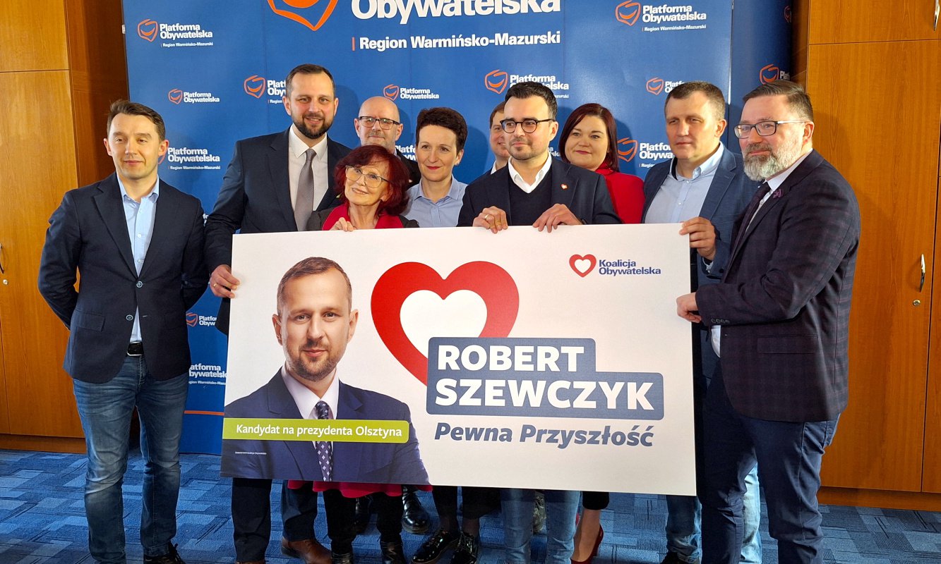 "Pewna przyszłość". Kandydat Koalicji Obywatelskiej... - Olsztyn
