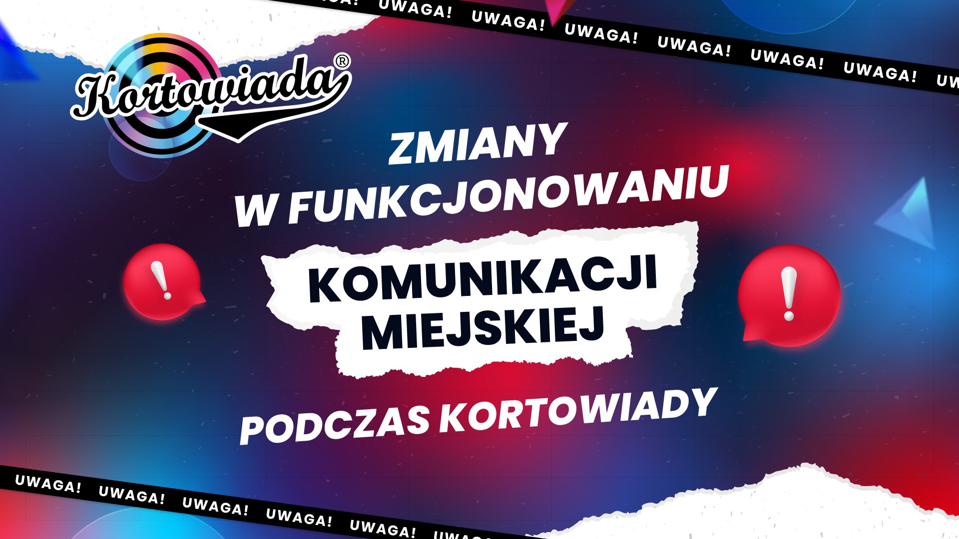 Zmiany w komunikacji miejskiej podczas Kortowiady... - Olsztyn